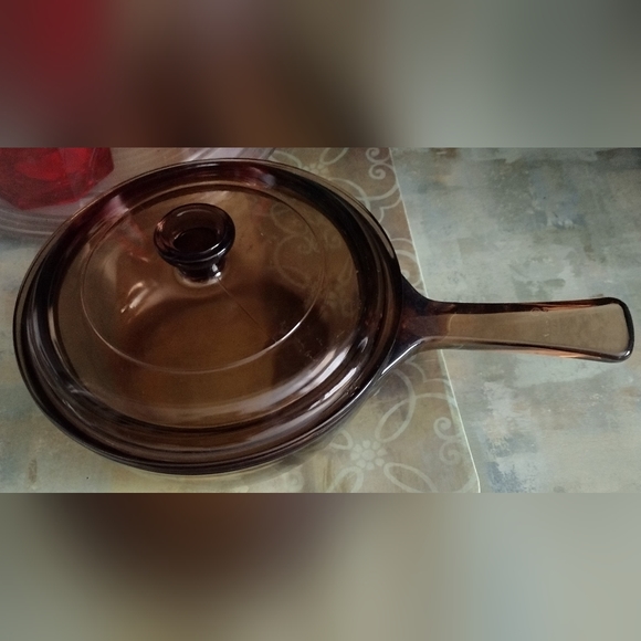 Pyrex | Kitchen | Pyrex Vision Corning Brown Glass Pot | Poshmark